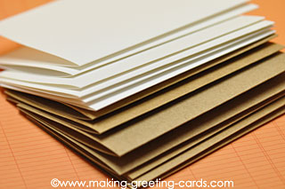 Making A Basic Blank Card - First Thing First In Card Making